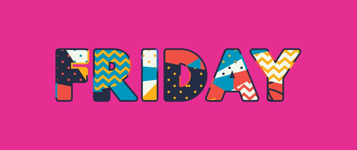 Friday Word Vector Images (over 4,700)