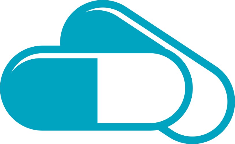 Medicine capsule Royalty Free Vector Image - VectorStock