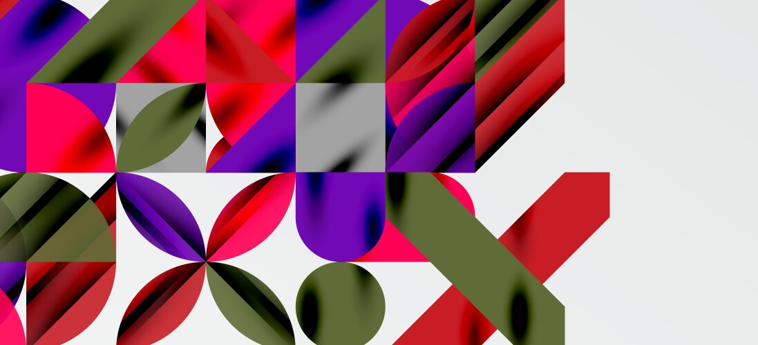 Geometric neo patterns abstract background Vector Image