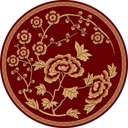 Chinese traditional floral pattern Royalty Free Vector Image