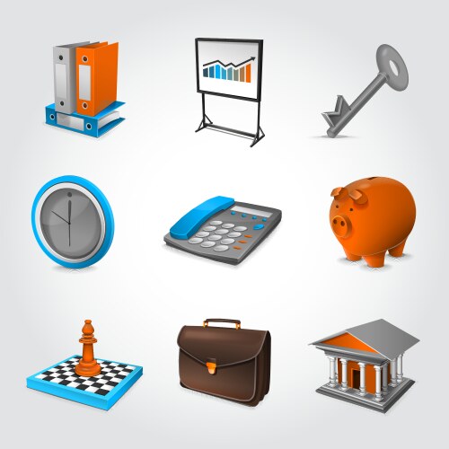 Realistic acquiring bank pos set Royalty Free Vector Image