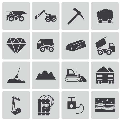 Mining Icons Vector Images (over 87,000)