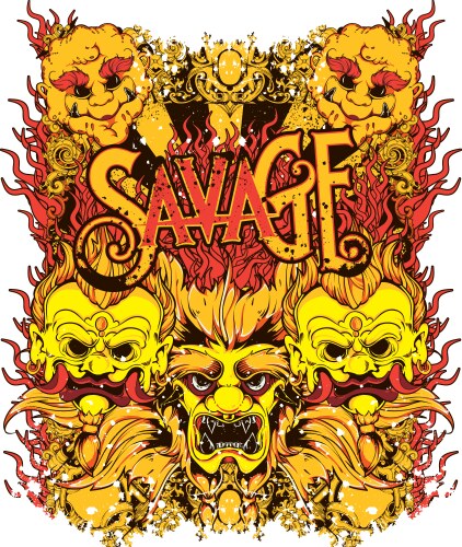 Savage Vector Images (over 4,400)
