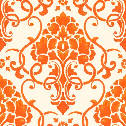 Seamless pattern in baroque rococo victorian Vector Image