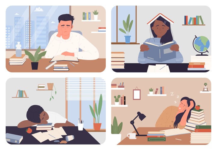 Cartoon Homework Vector Images (over 34,000)