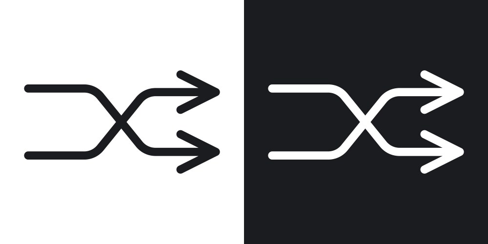 Shuffle Button Vector Images (over 1,600)