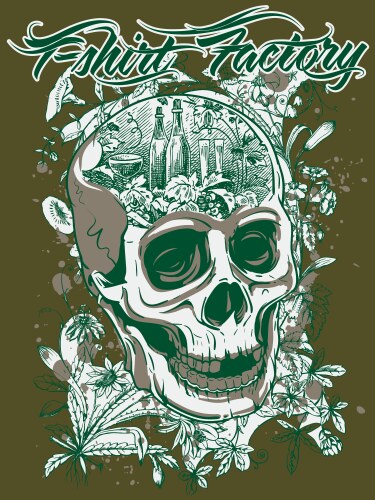 Drunk Skull Vector Images (over 410)