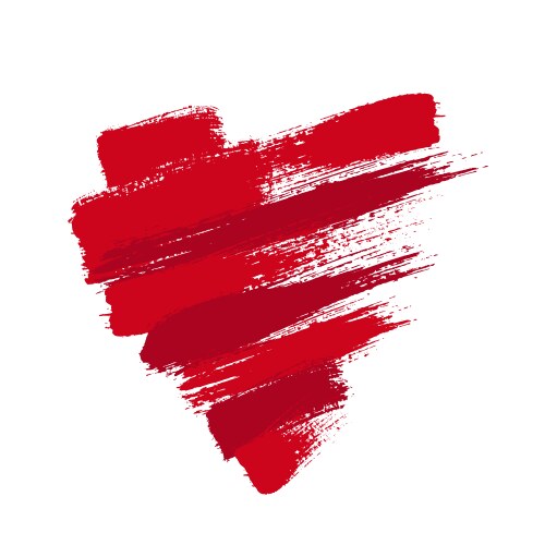 Brush Stroke Heart Vector Images (over 9,600)