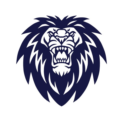 Lion logo set collection design Royalty Free Vector Image
