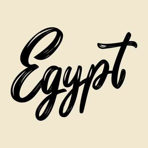 Egypt Country Lettering Vector Images (over 230)