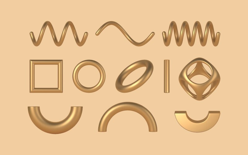 Gold Shapes Vector Images (over 320,000)