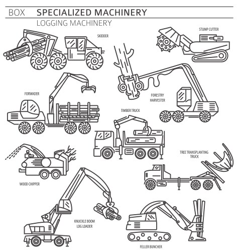 Log Skidder Vector Images (57)