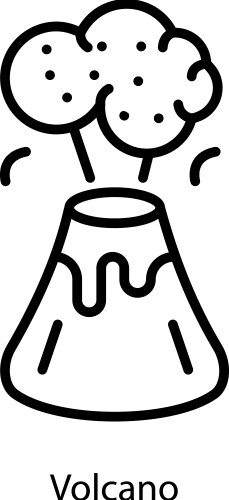 Volcano Outline Vector Images (over 2,600)
