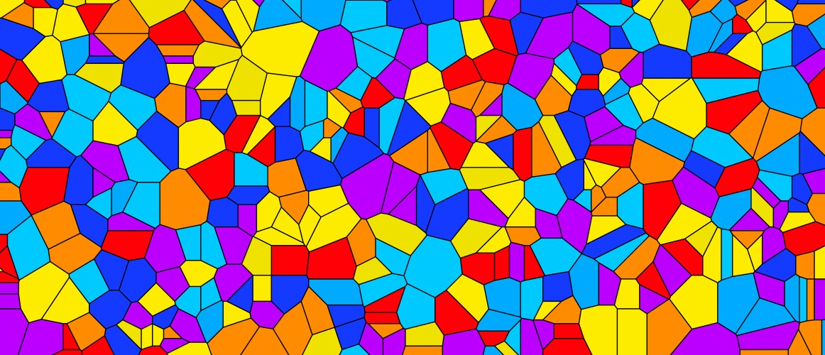 Stained glass pattern Royalty Free Vector Image