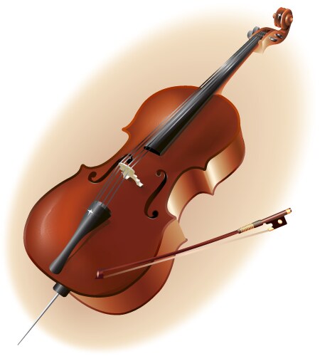 Music cello cartoon Royalty Free Vector Image - VectorStock