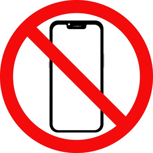 Mobile not Allowed Vector Images (over 1,000)