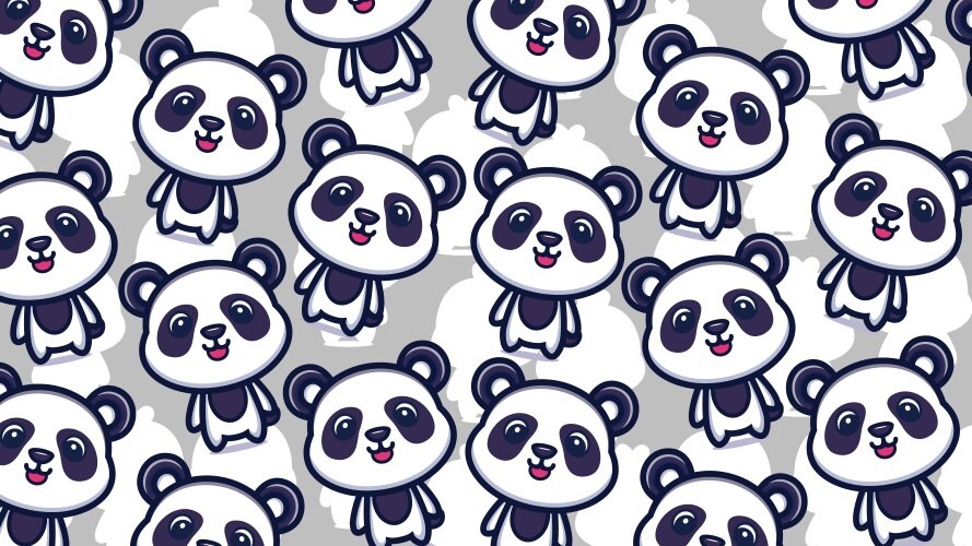 Panda Funny Background Vector Images (over 8,500)