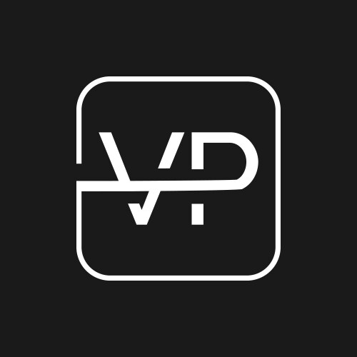 Initial ay letters square shape icon logo design Vector Image