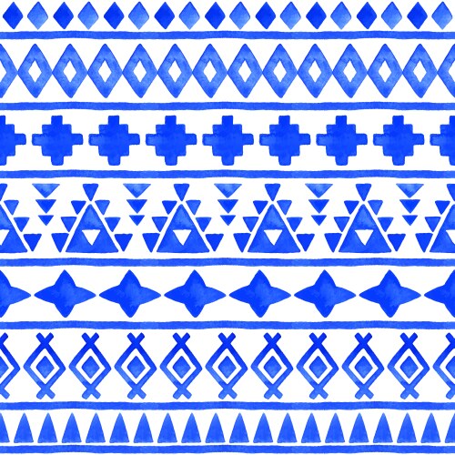 Seamless aztec pattern Royalty Free Vector Image