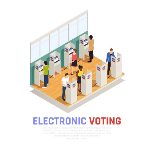 Elections infographic 10 option ui design voting Vector Image