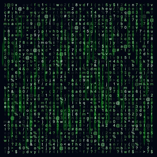 Abstract Technology Binary Code Backgrounddigital Vector Image