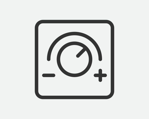 Light dimmer icon line trendy design electricity Vector Image