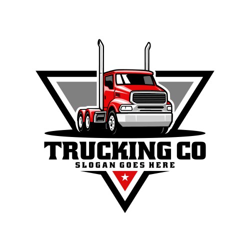 Truck store with open window retro transport Vector Image