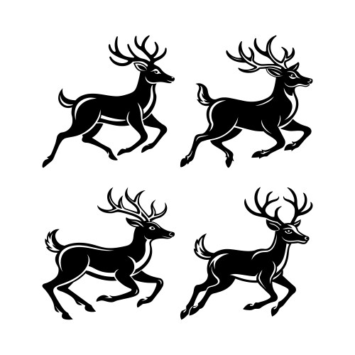 Deer Running Logo Vector Images (over 530)