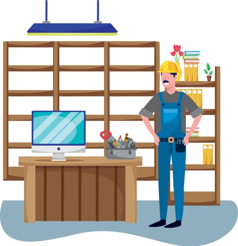 Cartoon Labor Man Vector Images (over 8,300)