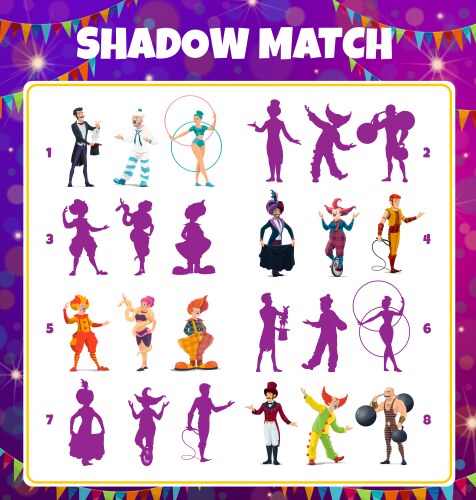 Educational Kids Shadow Vector Images (over 9,600)