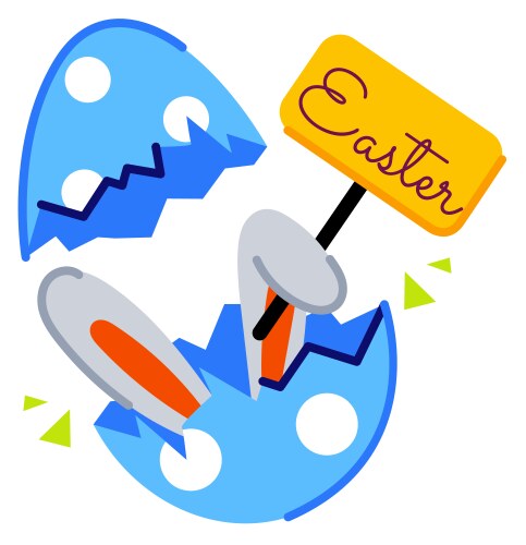 Easter structure Royalty Free Vector Image - VectorStock