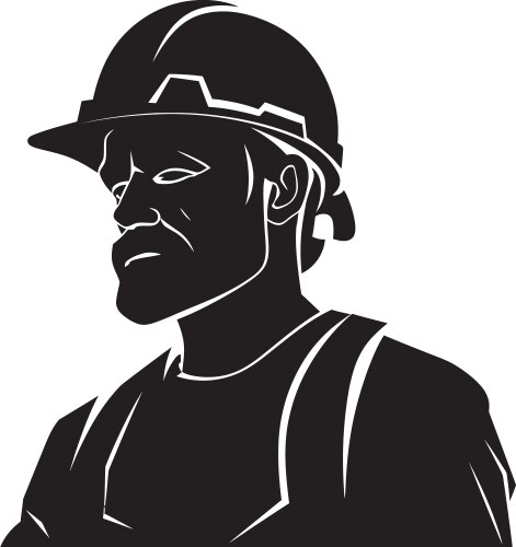 Builders vision black architect iconic emblem Vector Image