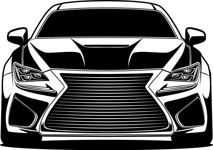 Bmw e34 Royalty Free Vector Image - VectorStock