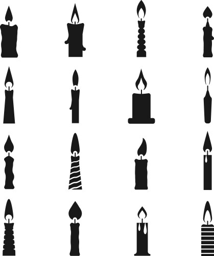Candle Black and White Vector Images (over 77,000)