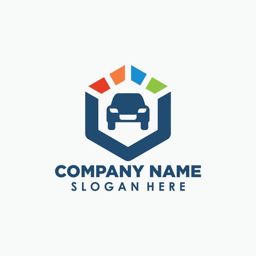 Car & Ticket Logo Template – Royalty-Free Vector | VectorStock