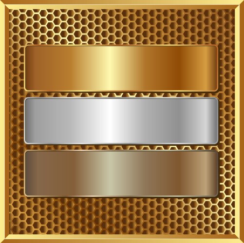 Three plaques Royalty Free Vector Image - VectorStock