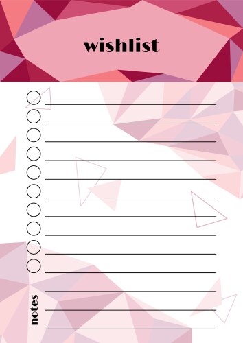 Habits tracker printable template monthly Vector Image