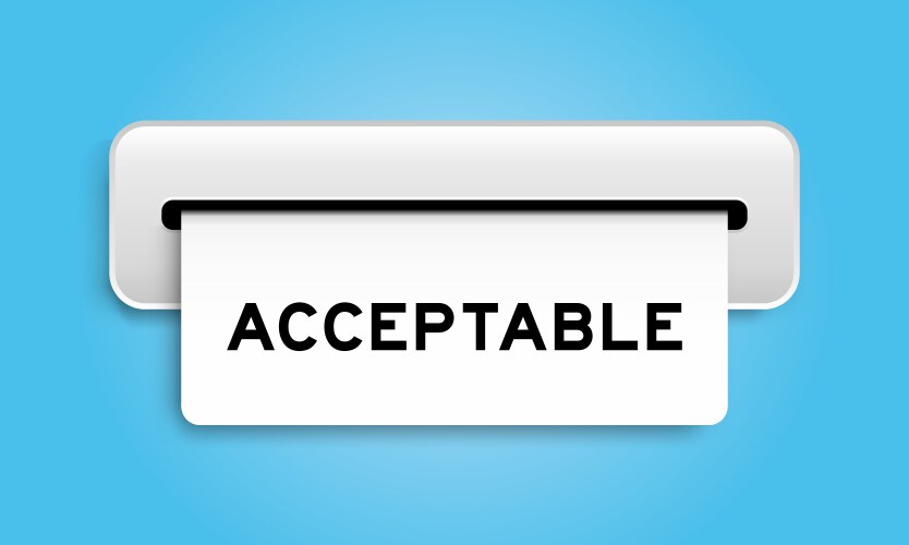 White coupon banner with word conclusion from Vector Image