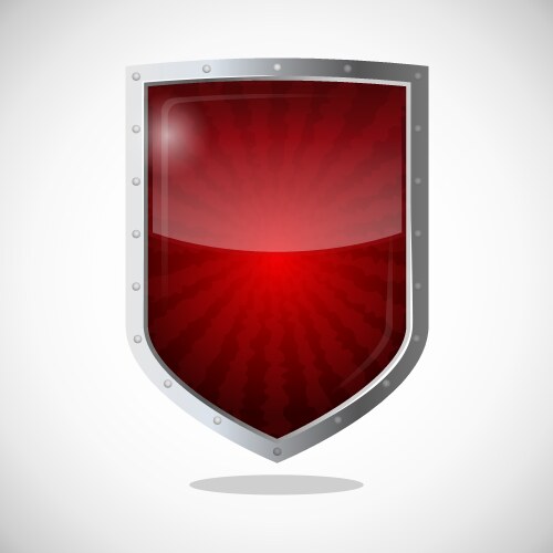Batik guard and protection shield Royalty Free Vector Image