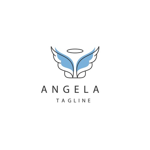 Angel logo (46422902) – Royalty-Free Vector | VectorStock