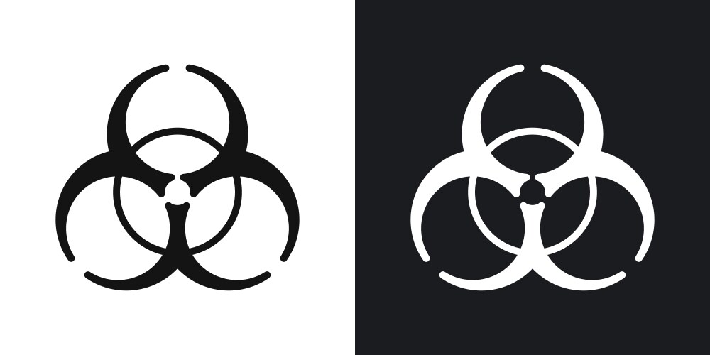 Biohazard icon Royalty Free Vector Image - VectorStock