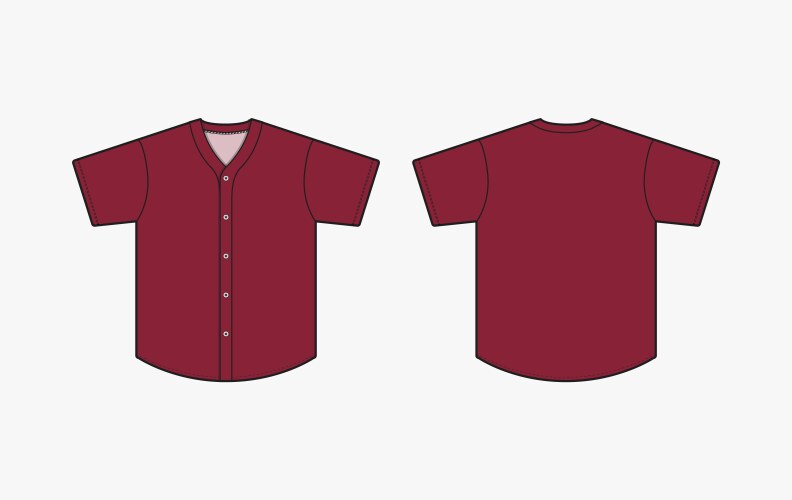 Baseball Jersey Template Vector Images (over 2,600)