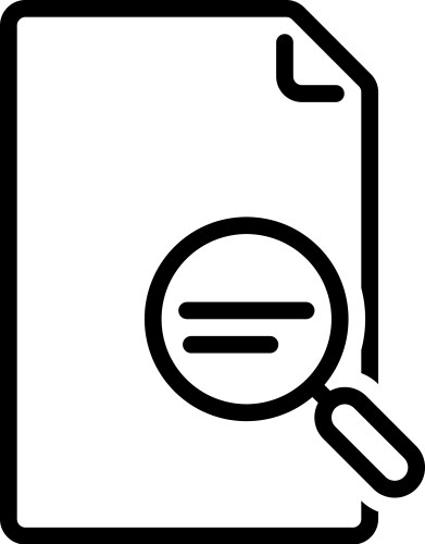 Findings Royalty Free Vector Image - VectorStock