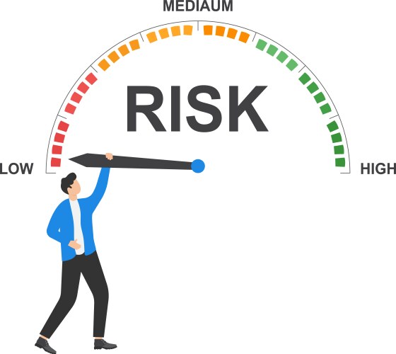 Low Medium High Risk Vector Images (over 550)