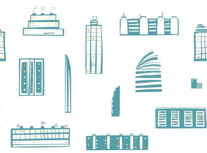 Seamless cityscape engraving Royalty Free Vector Image Seamless cityscape engraving Royalty Free Vector Image