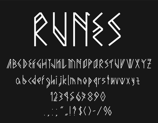 Rune Vector Images (over 8,900)