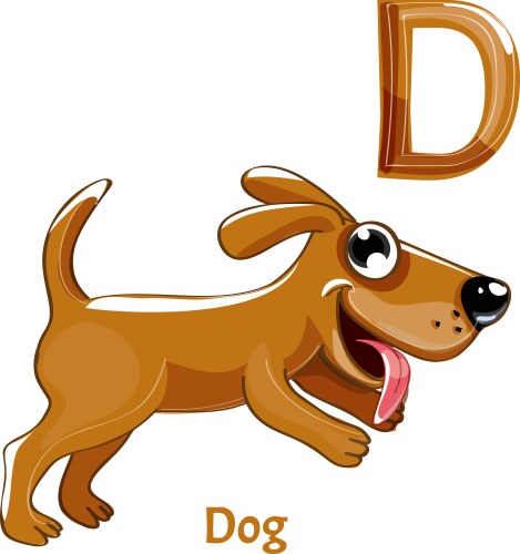 Cartoon letters Royalty Free Vector Image - VectorStock