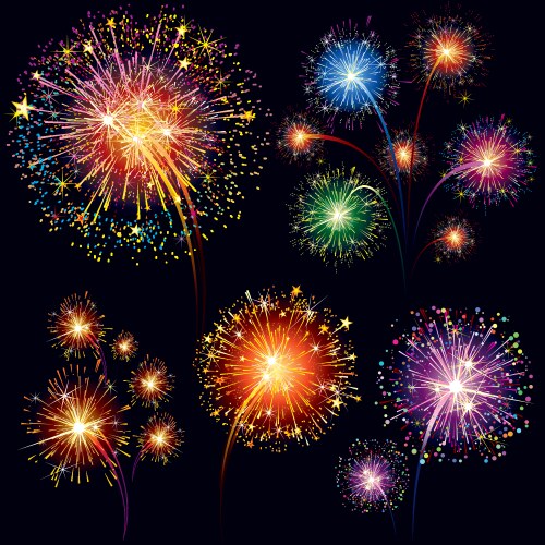 Free Fireworks Vector Images (over 5,900)