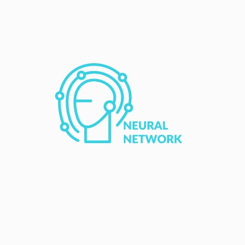 Artificial intelligence brain logo concept Vector Image