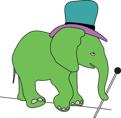 Circus ringmaster theme image 1 Royalty Free Vector Image